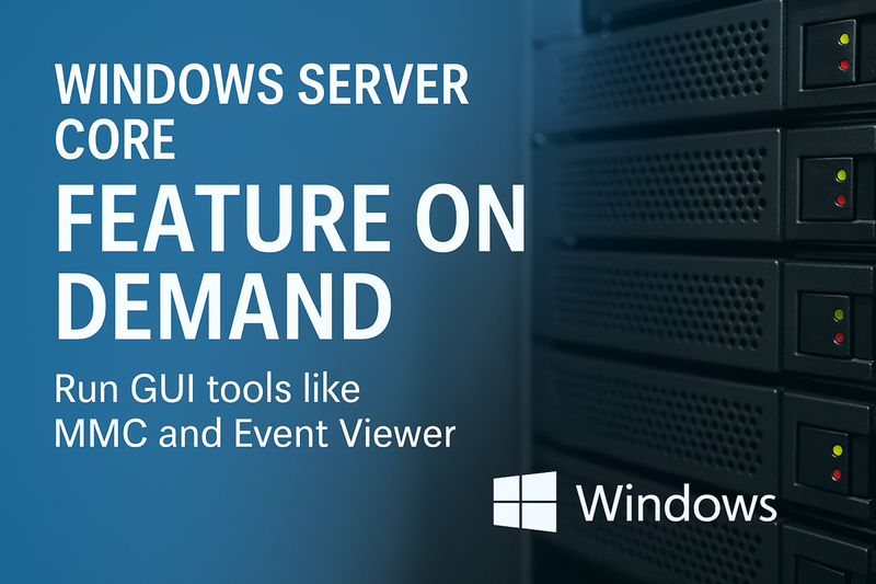 Windows Server Core Feature on Demand